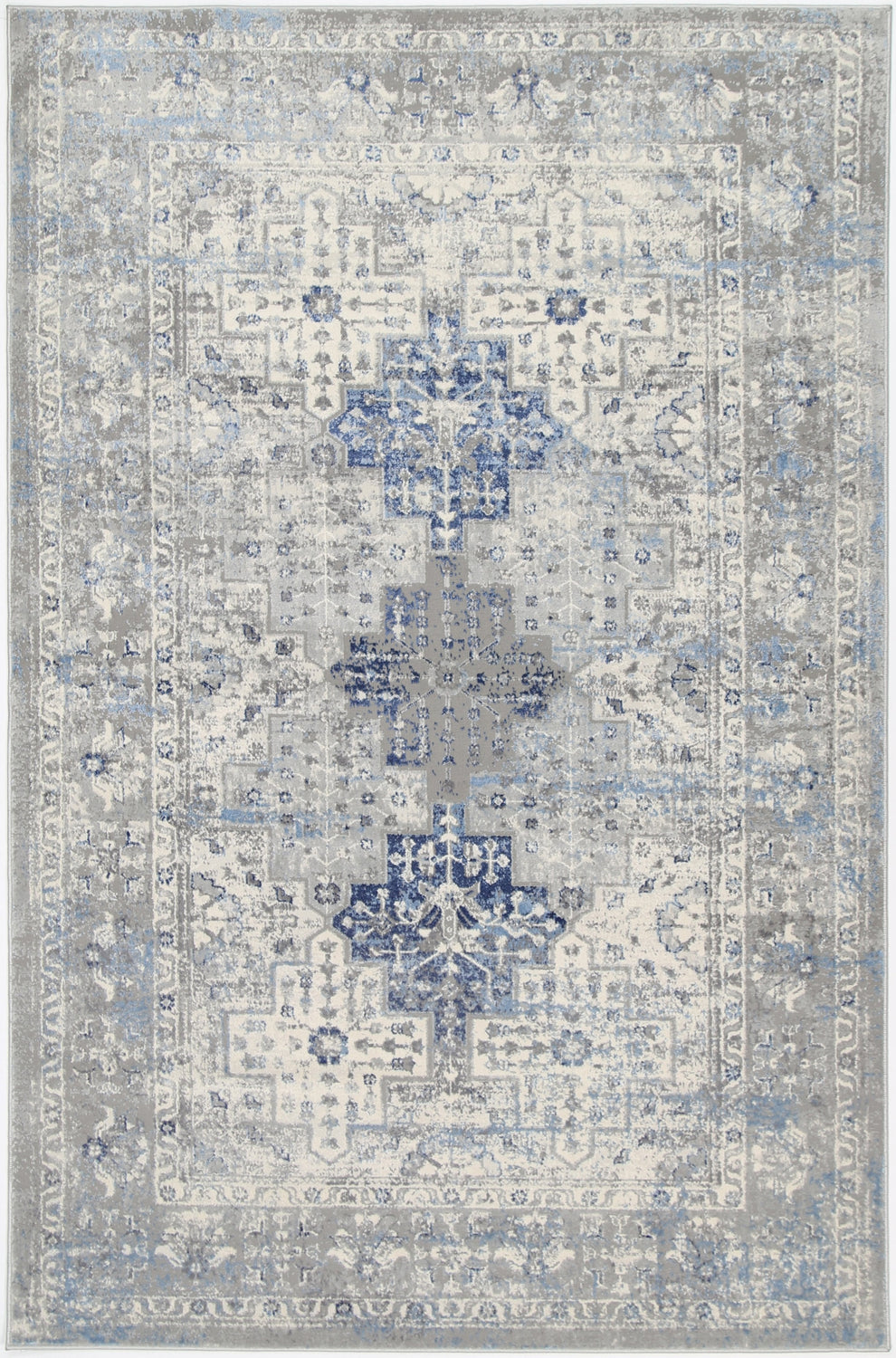 Amelia Navy Blue Oriental Rug – InVogue Rugs and Flooring Box Hill