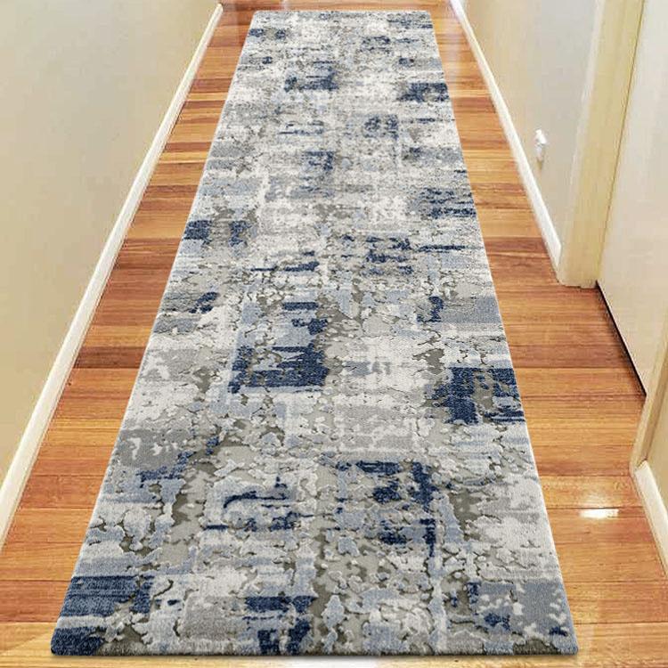 Maxim 8534 Blue Hallway Runner – InVogue Rugs and Flooring Box Hill