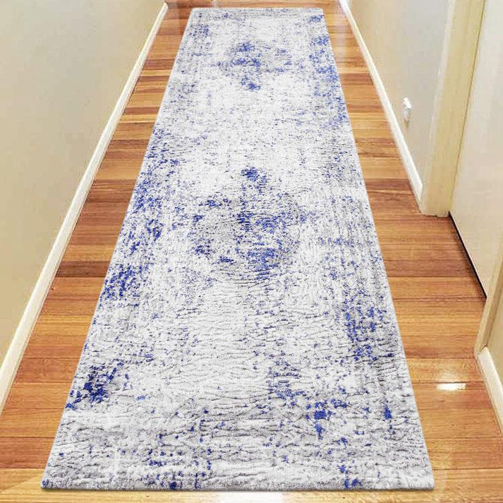 Maxim 8601 Blue Hallway Runner – InVogue Rugs and Flooring Box Hill