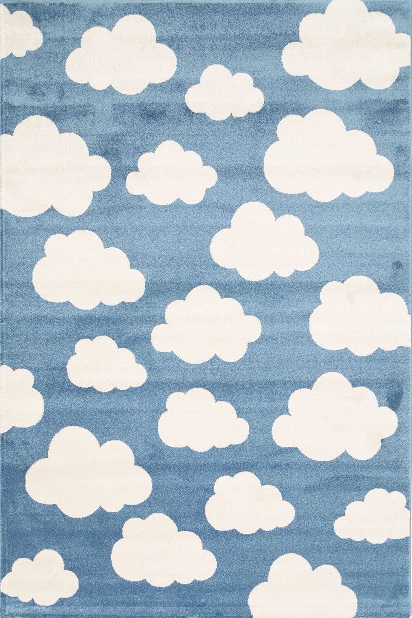 Piccolo Blue and White Cloud Kids Rug – InVogue Rugs and Flooring